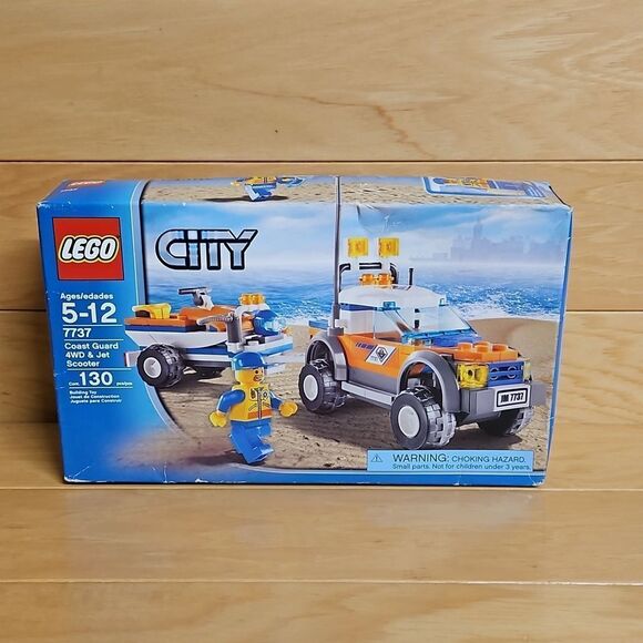 Lego | Toys | Lego City 7737coast Guard 4wd Jet Scooter Set Sealed ...